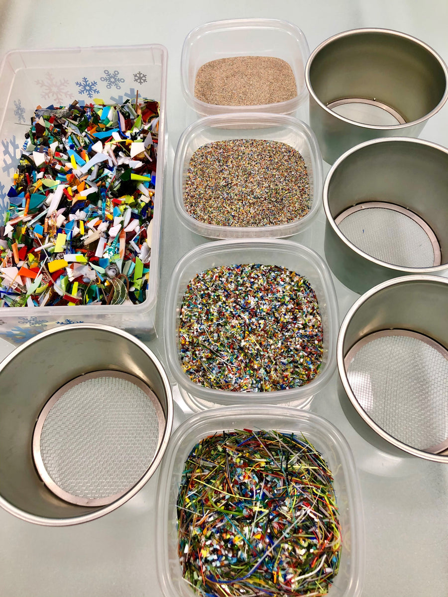 Frit Sifters, Aanraku, 4-Piece Nesting Set – Grand River Glassworks